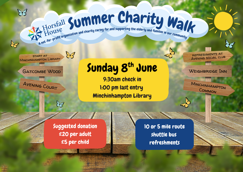 Dr Booth's family support Charity Walk on Sunday 8 June - Horsfall House